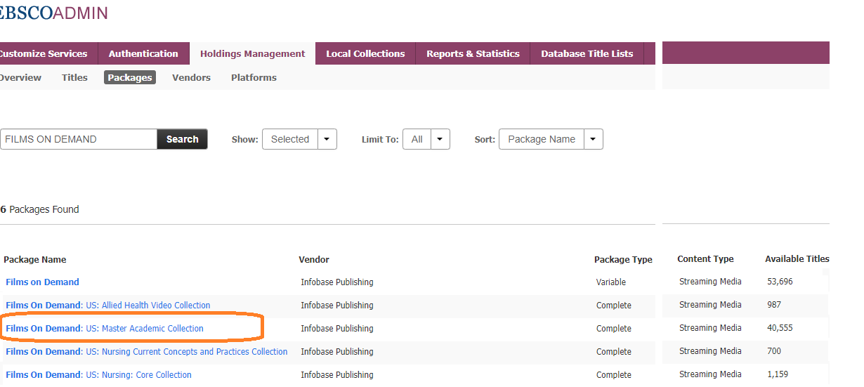 Discovery Services – Infobase Platform