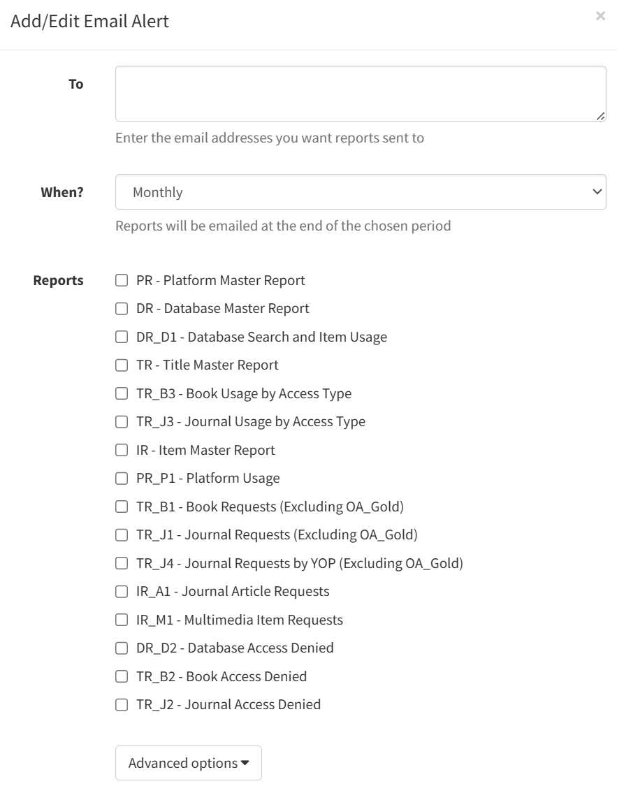 COUNTER Usage Reports – Infobase Platform